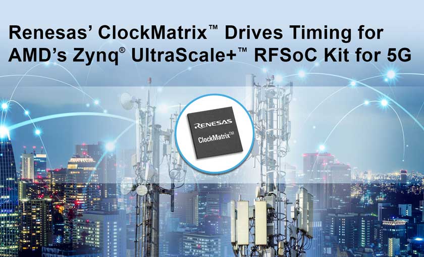 Renesas presenta un nuovo System Synchronizer in classe D della serie ClockMatrix conforme ai ...