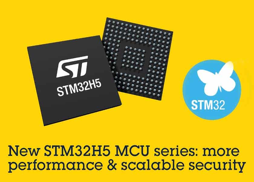 Combina elevate prestazioni con sicurezza avanzata la nuova serie di MCU STM32H5 di ...