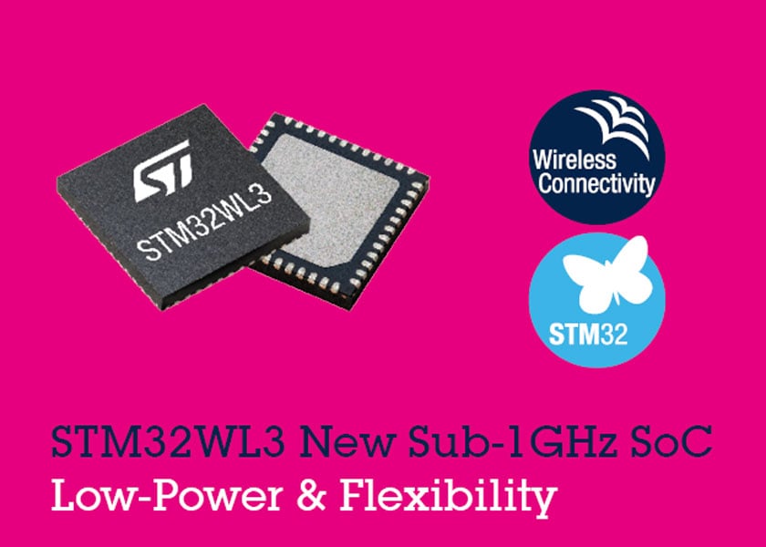 Microcontroller wireless STMicroelectronics STM32WL3 | Elettronica ...